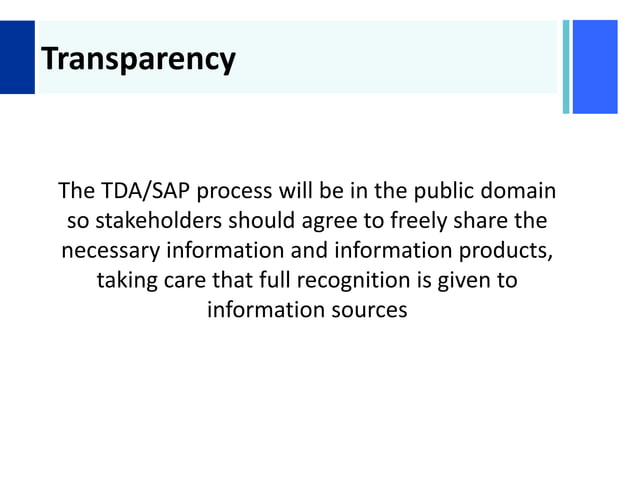 TDA/SAP Methodology Training Course Module 1 Section 3 | PPTX