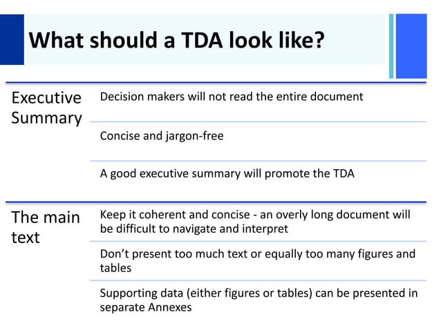 TDA/SAP Methodology Training Course Module 2 Section 9 | PPTX