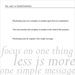 The Art of Positioning eBook | PDF