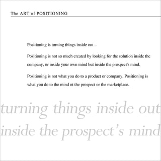 The Art of Positioning eBook | PDF