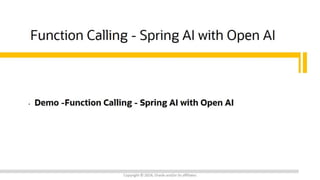 TDC - The Developers Conference - The Trinity in GenAI - Spring AI, LangChain4J and OpenAI | PDF