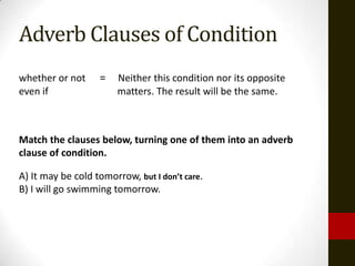 TDC1 - Adverb Clauses and Reductions | PPT