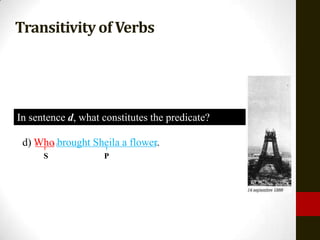 TDC 1 - Transitivity of Verbs | PPT