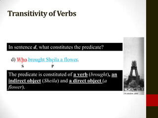 TDC 1 - Transitivity of Verbs | PPT