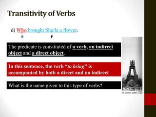 TDC 1 - Transitivity of Verbs | PPT