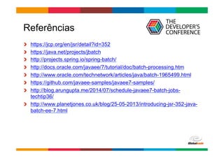 Batch Processing - Processamento em Lotes no Mundo Corporativo | PDF