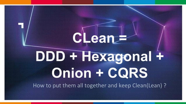 TDC SP 2019 - Trilha .NET - Clean Architecture | PPT