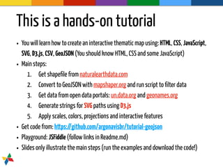 Transforming public data into thematic maps (TDC2019 presentation) | PPT