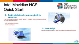 TDC2018FLN | Trilha Machine Learning - Intel movidius: Neural Compute Stick | PPTX