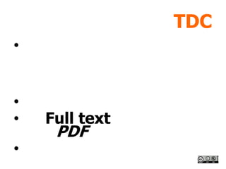 Tdc thai thesis | PPT