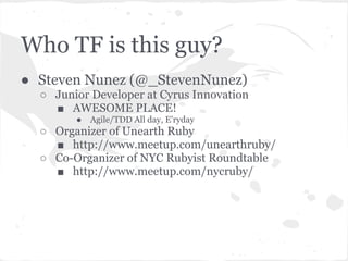 WTF is TDD | PPT