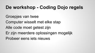Test Driven Development Workshop Ppt