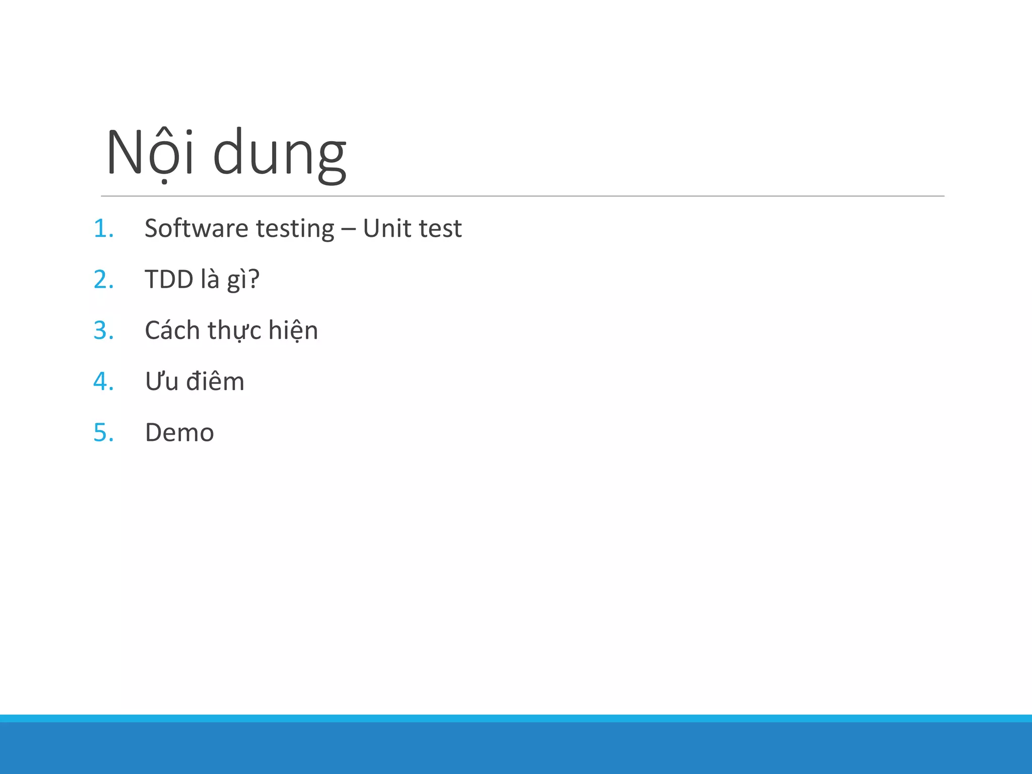 TDD (Test Driven Development) | PPT