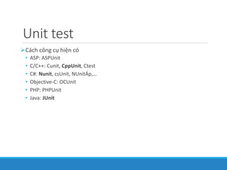 TDD (Test Driven Development) | PPT