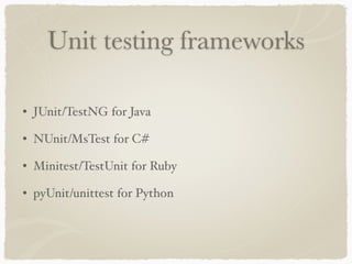 Test Driven Development (TDD) | PPT