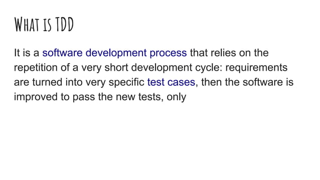 Tdd | PDF | Programming Languages | Computing