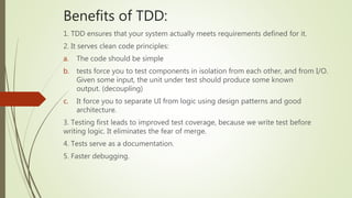 TDD- Test Driven Development | PPT
