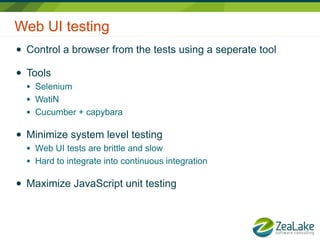 Test and Behaviour Driven Development (TDD/BDD) | PDF