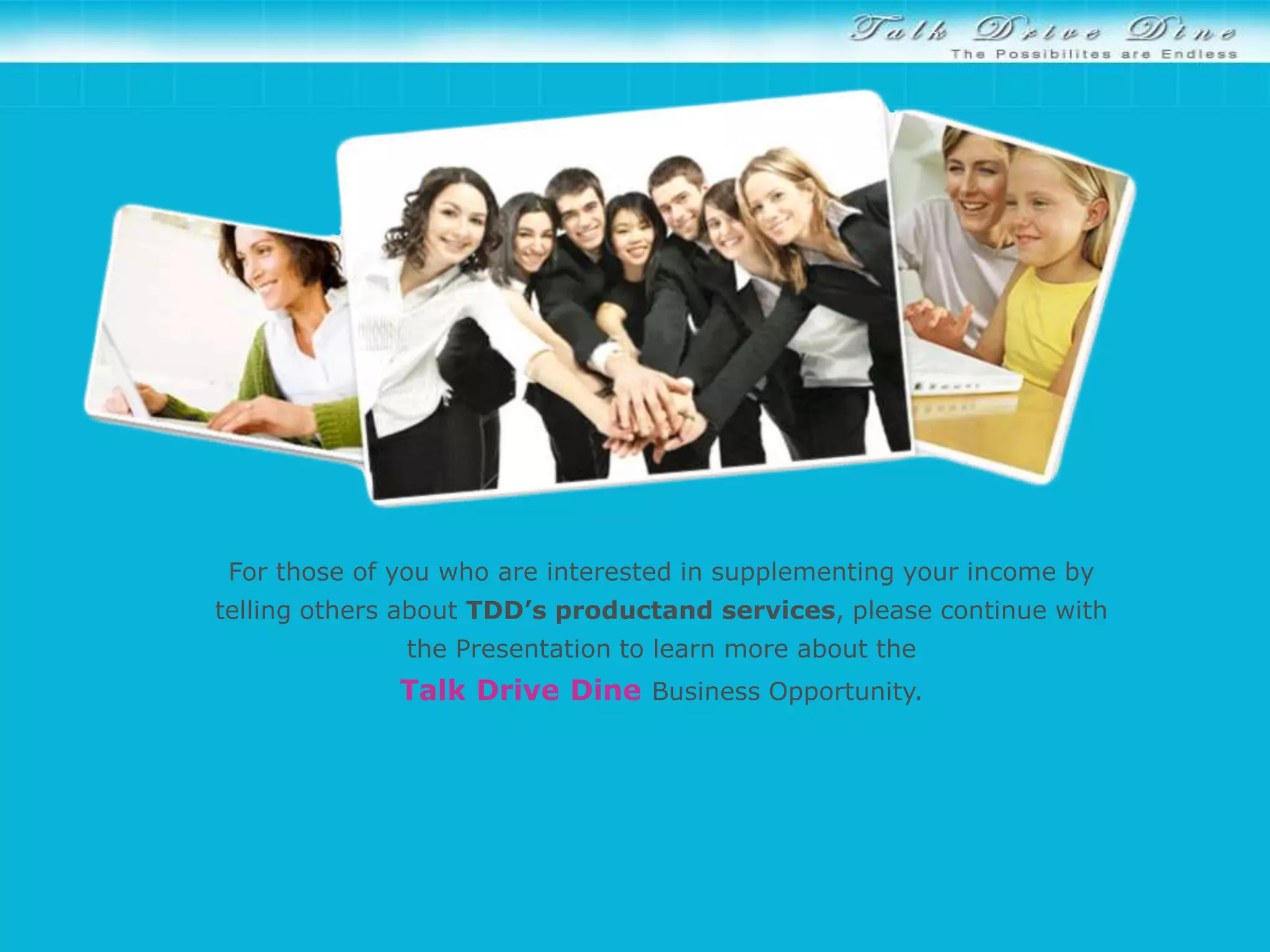 TDD Compensation Plan | PPTX