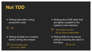 TDD - Cultivating a Beginner's Mind | PPT
