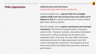 Jammu and Kashmir: The Way Forward after Article 370 | PDF