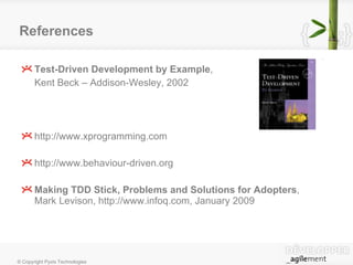 Test Driven Development - Overview and Adoption | PPT