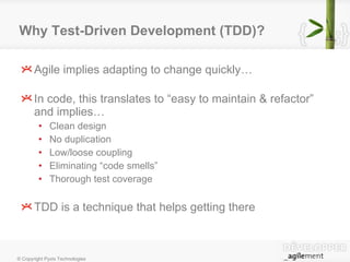 Test Driven Development - Overview and Adoption | PPT