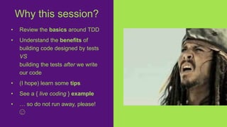 TDD - Seriously, try it! - Bucarest Tech Week | PPT