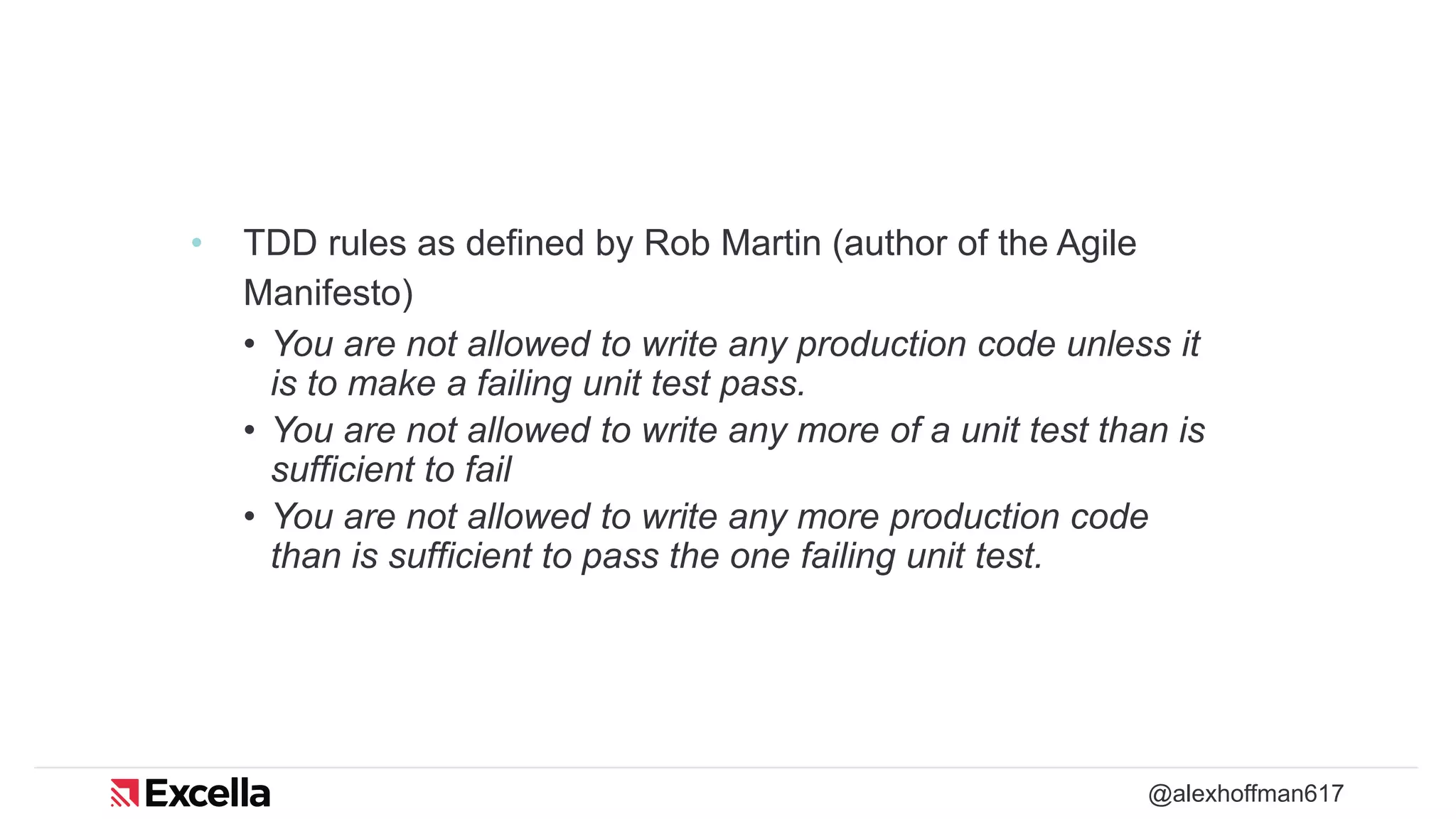 How To Write Better Tests With Test Driven Development Ppt