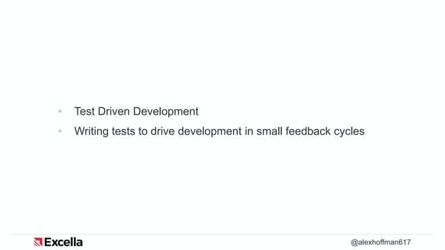 How To Write Better Tests With Test Driven Development Ppt