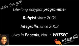 RailsConf 2013: RubyMotion | PPT
