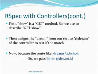 TDD, BDD, RSpec | PPT