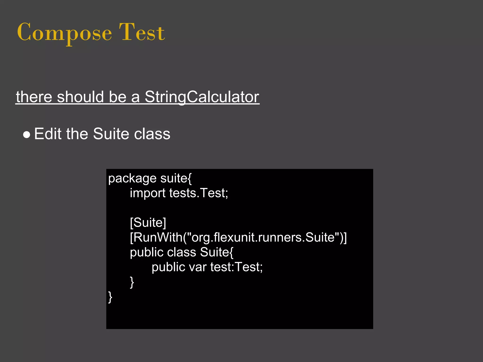 Code Kata String Calculator In Flex Ppt