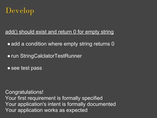 Code Kata: String Calculator in Flex | PDF
