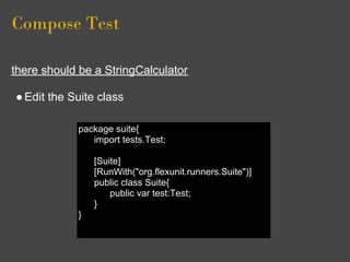 Code Kata: String Calculator in Flex | PDF