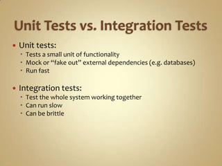 Test-Driven Development In Action | PPTX | Web Development | Internet