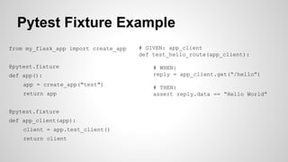 TDD in Python With Pytest | PPT