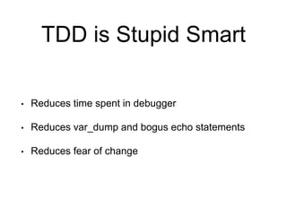 Intro to TDD Using PHPUnit: A FizzBuzz Kata | PPTX