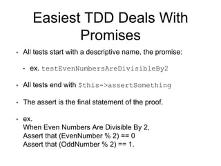Intro to TDD Using PHPUnit: A FizzBuzz Kata | PPTX