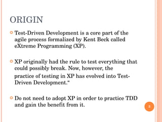 Test Driven Development | PPT