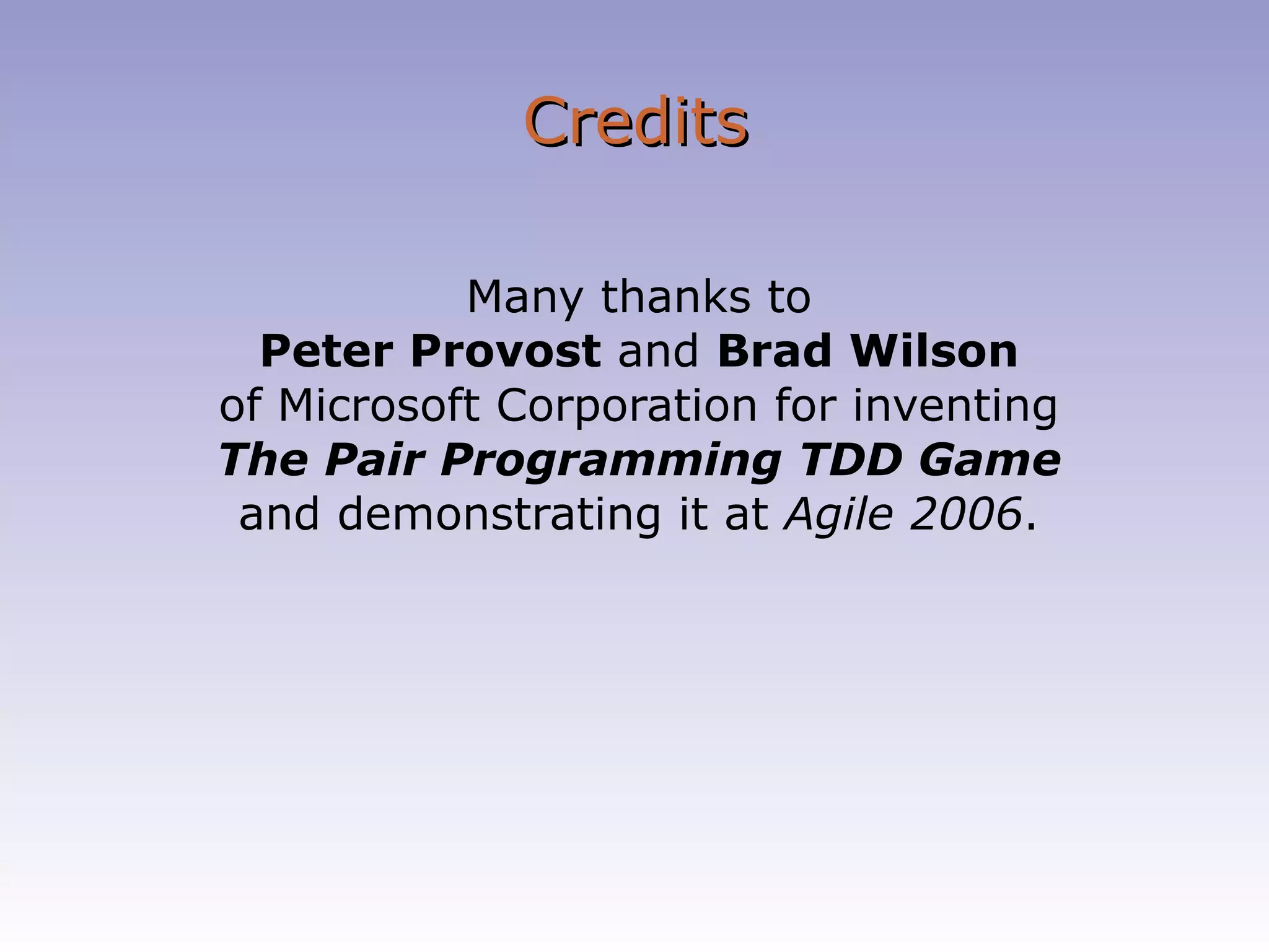 Making Pair Programming And Tdd Fun And Effective Ppt