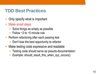Tdd practices | PDF