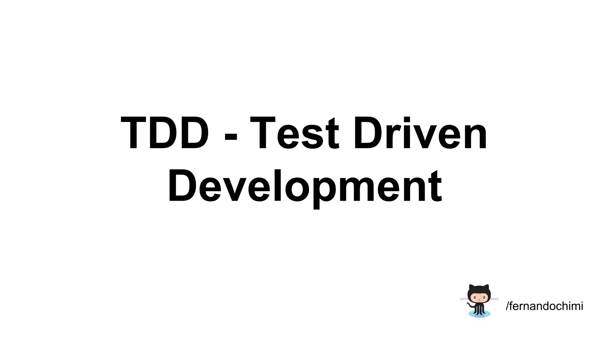 Tdd presentation | PPT