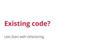 TDD, Refactoring - Workshop | PPT