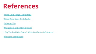 TDD, Refactoring - Workshop | PPT