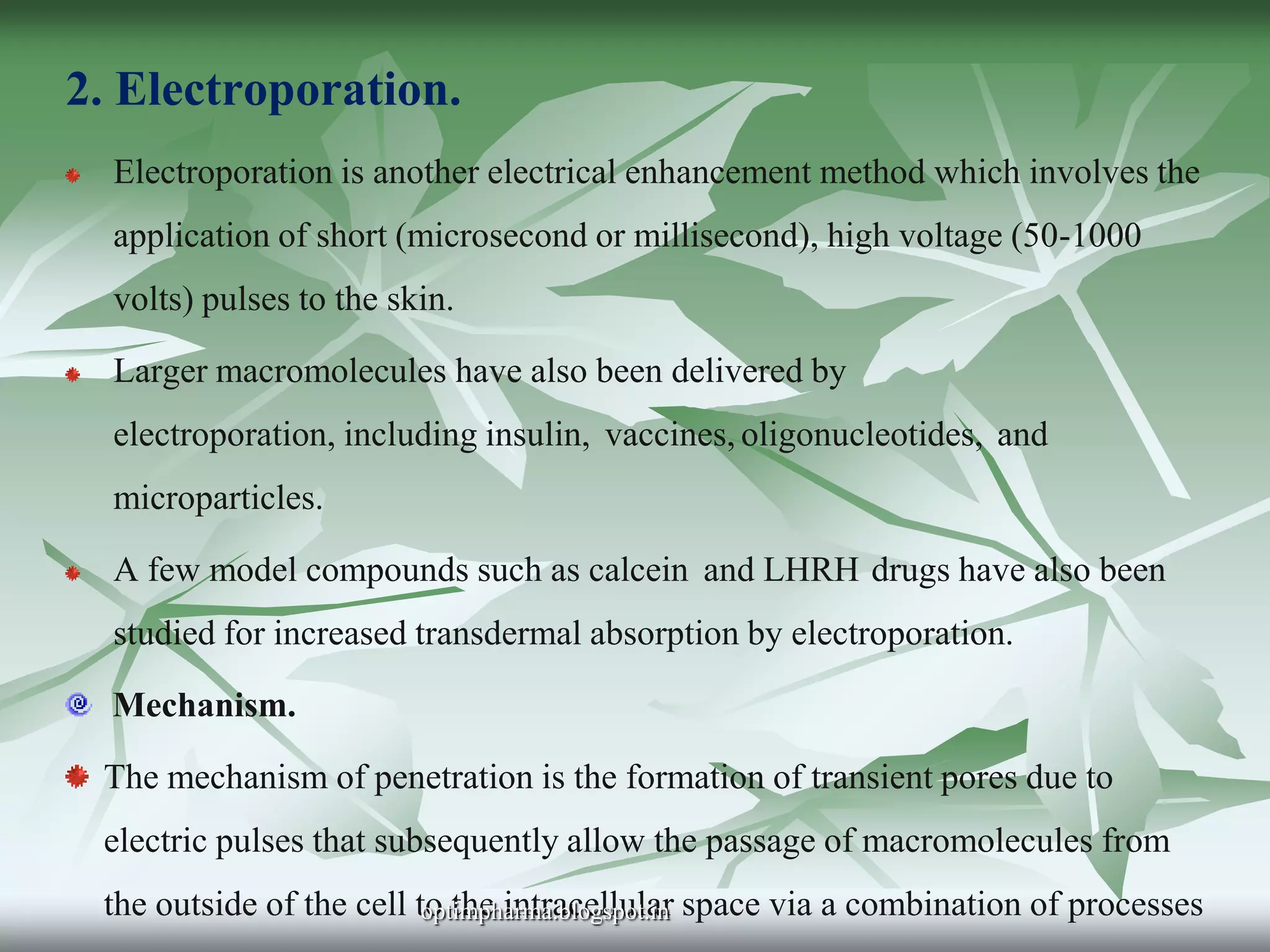 Transdermal Drug Delivery System | PPTX