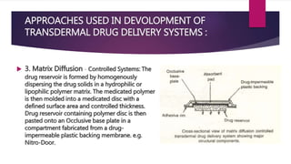 Approches use in devolopment of TDDS | PPTX | Skin Care | Beauty