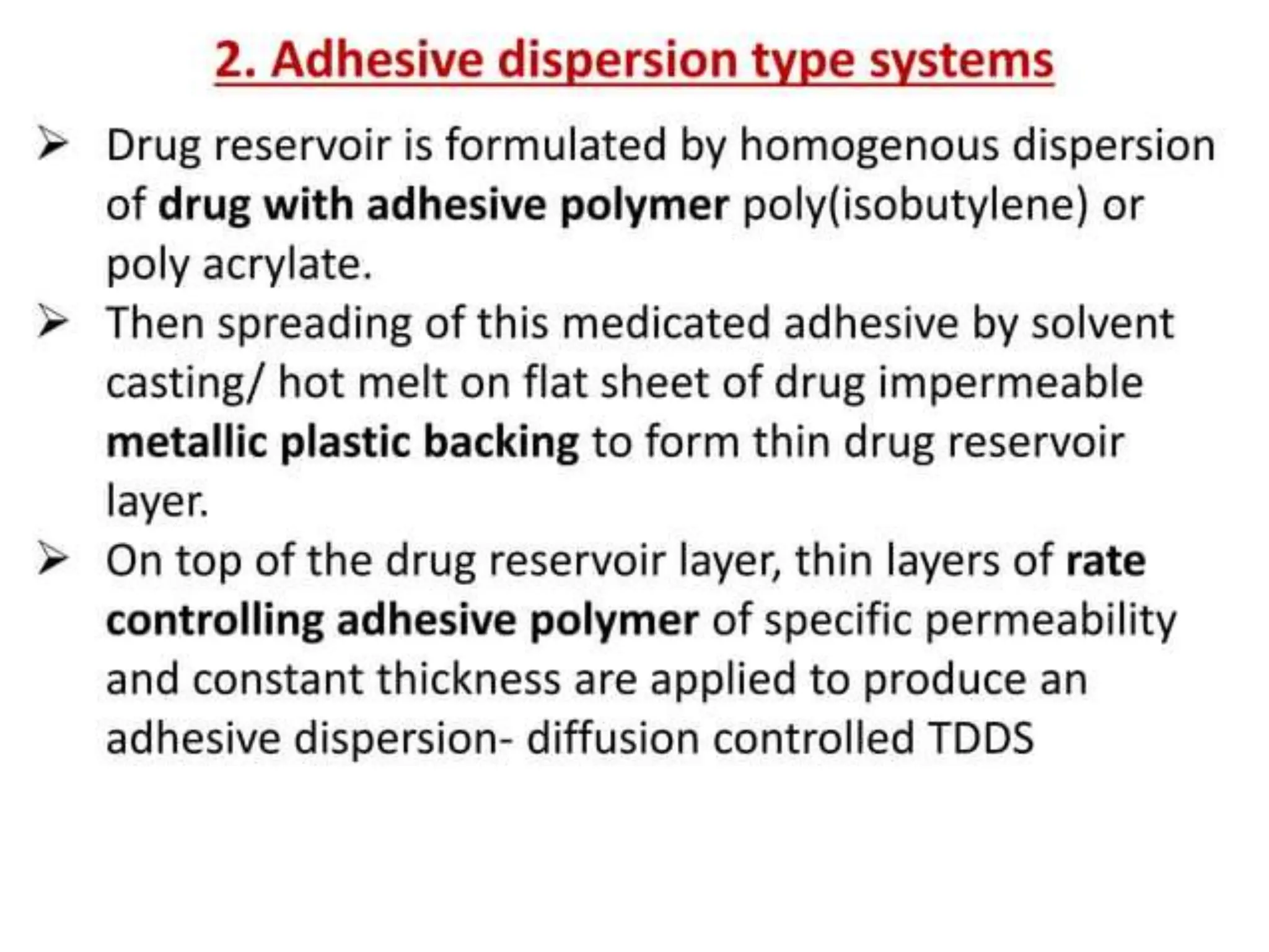 TRANSDERMAL DRUG DELIVERY SYSTEMS (TDDS) | PPT