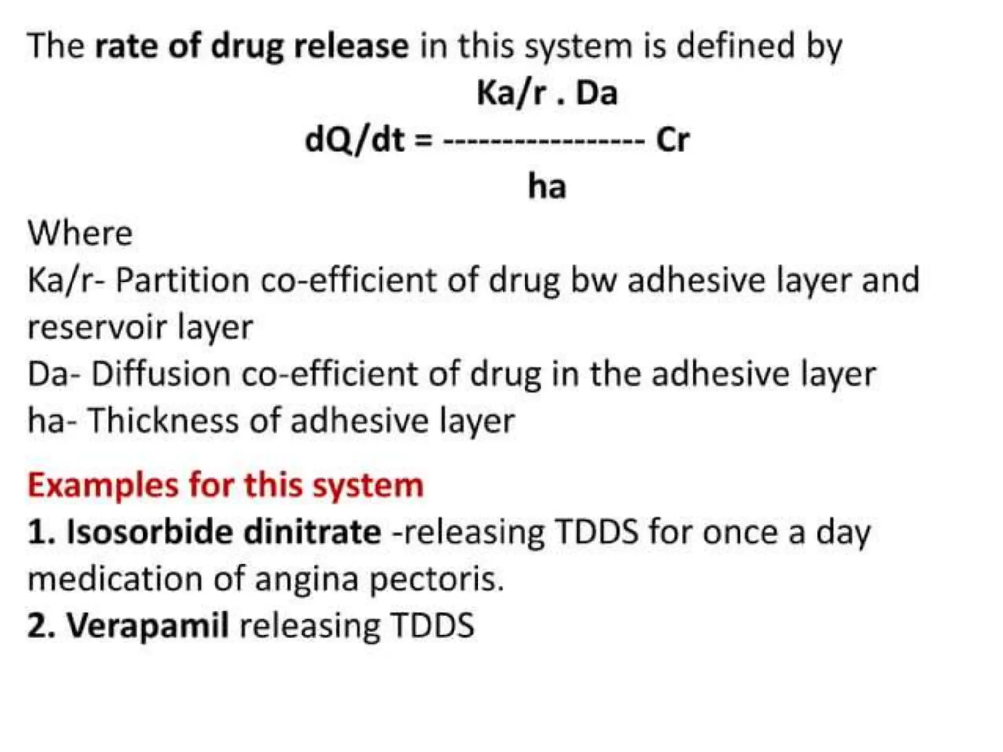 TRANSDERMAL DRUG DELIVERY SYSTEMS (TDDS) | PPT