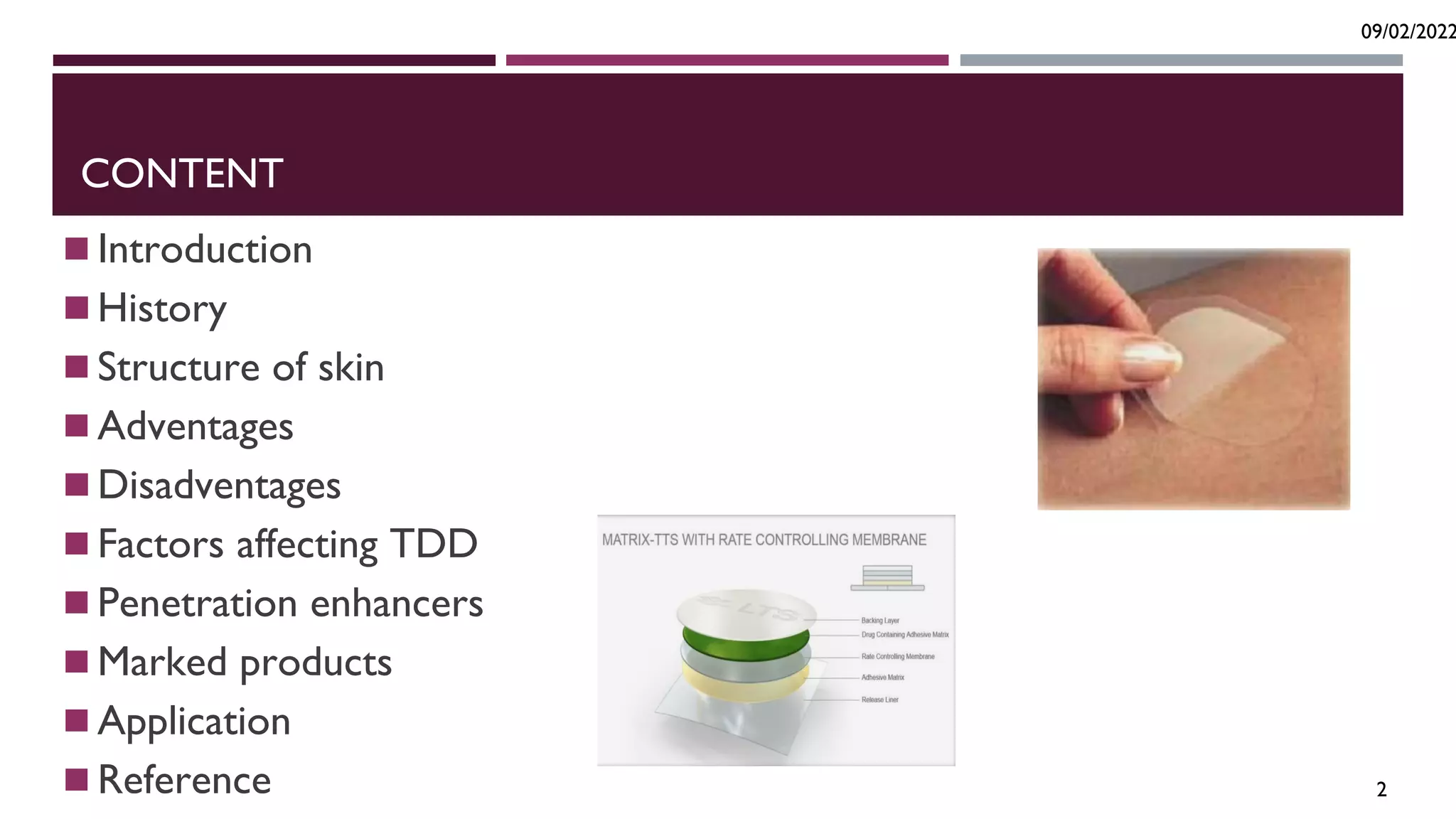 Transdermal Drug Delivery System | PPT